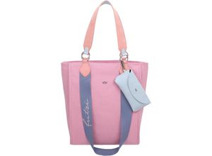4059065258440 - Henkeltasche FRITZI AUS PREUSSEN Izzy02 Damen Gr B H T 11cm x 39cm x 32cm rosa (rosa blau) Baumwolle mehrfarbig Taschen mit abnehmbarem Brillenetui