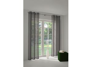 4004567153809 - Vorhang WIRTH LORCA Gr 1 braun B132cm H150cm Obermaterial 66% Polyester 34% Baumwolle Gardinen