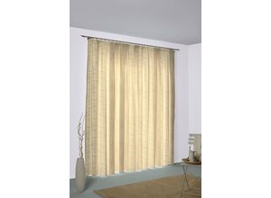 4004567343811 - Vorhang WIRTH Niederau Gr 2 grau (kitt) B132cm H175cm Jacquard Polyacryl Polyester Gardinen