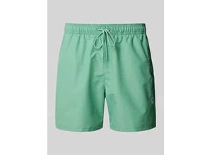 8720638977766 - Regular Fit Badeshorts mit Label Stitching