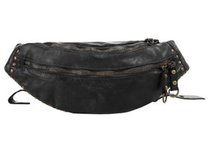 4260543038090 - Umhängetasche X-ZONE Damen Gr B H T 43cm x 16cm x 8cm onesize schwarz Leder vintage Taschen echt Leder Made in Italy