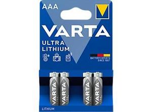 4008496680436 - Batterien ULTRA LITHIUM AAA   Micro   LR03 15 Volt 4008496680436 4 Stück