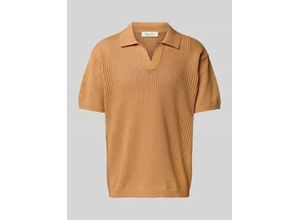 5715574312774 - Regular Fit Poloshirt mit Lochmuster Modell ASTON