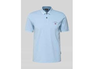 0198265076882 - Regular Fit Poloshirt mit Label-Stitching Modell elbas