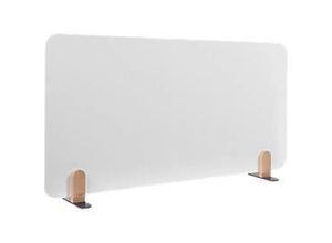 8713797101356 - egamaster Whiteboard-Tischtrennwand Elements Stahl emailliert inkl 2 Fußhalterungen B 1200 x H 600 x T 11 mm