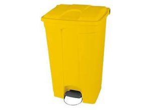 4897020624868 - EUROKRAFTbasic Pedal- Tretabfallsammler Volumen 90 l BxHxT 505 x 790 x 410 mm gelb 4897020624868 - EUROKRAFTbasic Pedal- Tretabfallsammler Volumen 90 l BxHxT 505 x 790 x 410 mm gelb