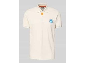 0198265118728 - Regular Fit Poloshirt mit Label-Stitching Modell CLANIS