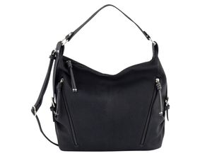 4251234467510 - Hobo TOM TAILOR CAIA Hobo bag Damen Gr B H T 37cm x 30cm x 14cm schwarz Lederimitat Polyurethan (PU) Taschen in schlichter Optik