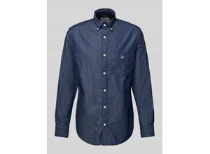 7325708236579 - Freizeithemd mit Button-Down-Kragen