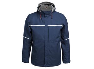 4059737018723 - QUALITEX HIGH QUALITY WORKWEAR Hardshelljacke RESIST marine Herren 6XL
