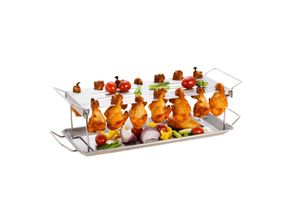 4011964083028 - Grilleinsatz Hähnchenkeulenhalter 442 x 158 x 145 cm 4011964083028 tepro