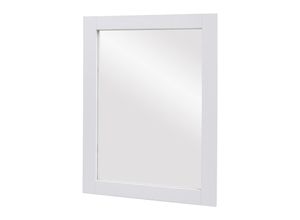 4057651606569 - Wandspiegel MCW-L86 Badezimmer Badspiegel Spiegel Badmöbel MVG-zertifiziert 72x52cm ~ weiß