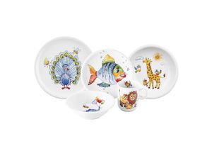 4262487295300 - Kindergeschirr Set Compact Bunte Tierwelt 5er Set