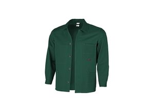 4046987014124 - Arbeitsjacke favorit in grün Größe 42 - Langjacke bw 320 g strapazierfähige Werkstattjacke - grün - 42 - Qualitex