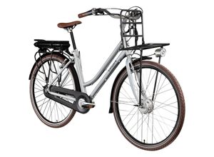4250845958998 - Sophia E Bike Damen 28 Zoll Elektrofahrrad 155 - 175 cm Hollandrad Tiefeinsteiger silber