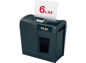 5028252615266 - Secure X6 Aktenvernichter P4 Partikelschnitt 4 x 40 mm 10 l 6 Blatt Schnittleistung Anti-Papierstau-Technologie schwarz