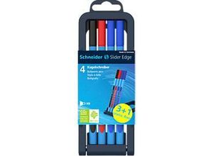 4004675121066 - 3+1 GRATIS 3 Kugelschreiber Slider Edge blau Schreibfarbe farbsortiert + GRATIS 1 Kugelschreiber Slider Edge blau 4004675121066 3 Stück