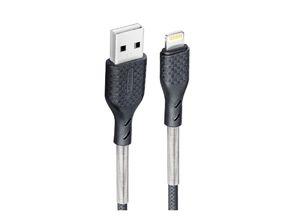 5903396152320 - Carbon Ladekabel USB A zu iPhone-Anschluss 8-polig 24A CB