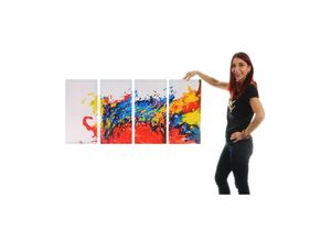 4057651055985 - Wandbild Wave 100% handgemaltes Ölgemälde Gemälde XL 120x60cm