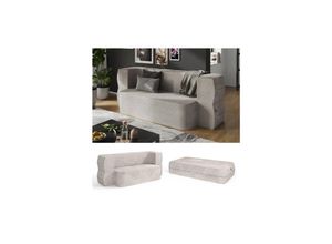 4066731412846 - Livinity Sofa Lille Beige 190 cm mit Schlaffunktion