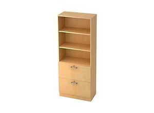 4032062122662 - Regalschrank TARVIS 5 OH 2 HR-Auszüge 60 kg Tragkraft abschließbar 2 Fachböden B 800 x T 420 x H 2004 mm Ahorn-Dekor 4032062122662 - Regalschrank TARVIS 5 OH 2 HR-Auszüge 60 kg Tragkraft abschließbar 2 Fachböden B 800 x T 420 x H 2004 mm Ahorn-Dekor