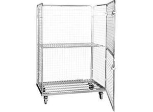 4260316449108 - ESB - Stahl-Rollbox 4-seitig (klappbare Vorderwand) Nutzhöhe 1605 mm LxBxH 1200x800x1800 mm verzinkt