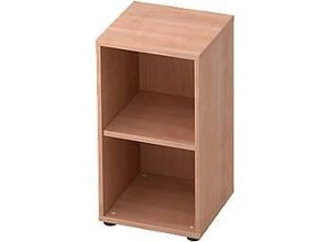 4032062018774 - eurokraft pro ANNY - Büroregal 1 Fachboden HxBxT 748 x 400 x 400 mm Dekor Nussbaum 4032062018774 - eurokraft pro ANNY - Büroregal 1 Fachboden HxBxT 748 x 400 x 400 mm Dekor Nussbaum