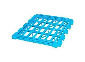 4260633270676 - Etagenboden Kunststoff für 4-seitige Rollbox blau (RAL 5012)