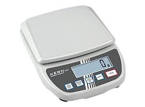 4045761124431 - Laborwaage EMS 6K01 Ablesbarkeit 01 g Wägebereich 6 kg großes LC-Display B 200 x T 280 x H 65 mm Kunststoff weiß