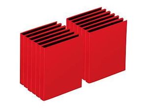 4009212003973 - Ringbuch 2er-Mechanik DIN A4 Rückenbreite 35 mm 12 Stück rot