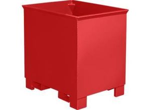 4052462061286 - Behälter für Routenzüge Typ C 30 für Feststoffe 3-fach stapelbar Inhalt 03 m³ bis 500 kg feuerrot RAL 3000