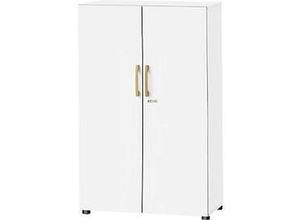 4251898812831 - Select Schrank Start Off Wood 4 OH abschließbar B 800 x T 420 x H 1470 mm Holz weiß
