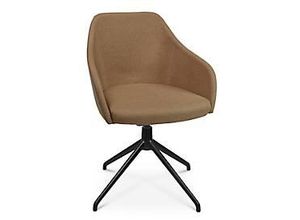 4014296030524 - Konferenzsessel Sitness Life 21 dreh- sitzhöhenverstellbar Armlehnen B 350-480 x T 460 x H 460-490 mm 4-Fußgestell Alu schwarz-matt & Stoff hbraun 4014296030524 - Konferenzsessel Sitness Life 21 dreh- sitzhöhenverstellbar Armlehnen B 350-480 x T 460 x H 460-490 mm 4-Fußgestell Alu schwarz-matt & Stoff hbraun
