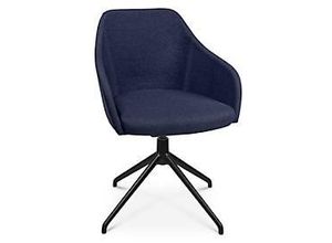 4014296030463 - Konferenzsessel Sitness Life 21 dreh- sitzhöhenverstellbar Armlehnen B 350-480 x T 460 x H 460-490 mm 4-Fußgestell Alu schwarz-matt & Stoff dblau 4014296030463 - Konferenzsessel Sitness Life 21 dreh- sitzhöhenverstellbar Armlehnen B 350-480 x T 460 x H 460-490 mm 4-Fußgestell Alu schwarz-matt & Stoff dblau