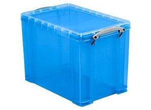 5060024802092 - Aufbewahrungsbox 19TB 19 Liter mit Deckel für A4 Hängemappen außen 395x255x290mm Kunststoff blau transparent 5060024802092 R