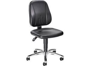4016849922911 - Praxisdrehstuhl bimos mit Rollen für Labore & hygienekritische Bereiche höhenverstellbar B 460 x T 470 x H 440-620 mm Kunstleder schwarz