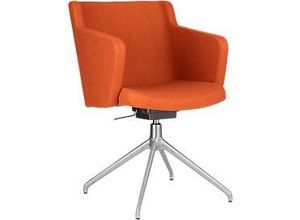 4014296473031 - Konferenzstuhl Sitness 10 dreidimensionale Sitzfläche höhenverstellbar drehbar orange