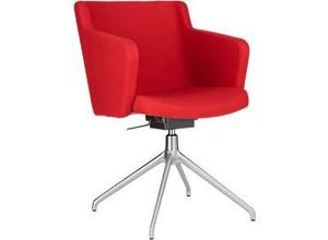 4014296473062 - Konferenzstuhl Sitness 10 dreidimensionale Sitzfläche höhenverstellbar drehbar rot
