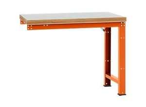 4045916116625 - WP40092001 Anbauwerkbank PROFI Standard mit Kunststoffplatte BxTxH = 1250 x 700 x 840 mm