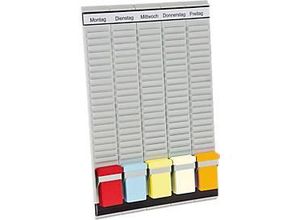 4016946210133 - Steckplantafel PV-SET 1 mit 5 Trägern à 20 Fächer 315 x 49cm 4016946210133 Franken