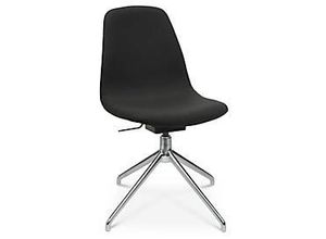 4014296848532 - Konferenzsessel Sitness Life 11 dreh- sitzhöhenverstellbar ohne Armlehnen B 460 x T 390 x H 480-510 mm 4-Fußgestell Stahl verchromt & Stoff schwarz 4014296848532 - Konferenzsessel Sitness Life 11 dreh- sitzhöhenverstellbar ohne Armlehnen B 460 x T 390 x H 480-510 mm 4-Fußgestell Stahl verchromt & Stoff schwarz