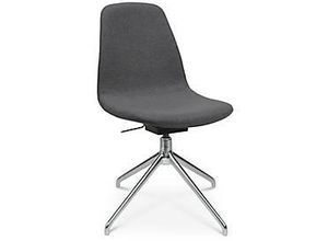 4014296848525 - Konferenzsessel Sitness Life 11 dreh- sitzhöhenverstellbar ohne Armlehnen B 460 x T 390 x H 450-480 mm 4-Fußgestell Alu poliert & Stoff anthr 4014296848525 - Konferenzsessel Sitness Life 11 dreh- sitzhöhenverstellbar ohne Armlehnen B 460 x T 390 x H 450-480 mm 4-Fußgestell Alu poliert & Stoff anthr