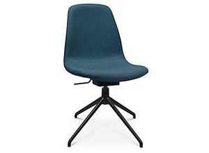 4014296027494 - Konferenzsessel Sitness Life 11 dreh- sitzhöhenverstellbar ohne Armlehnen B 460 x T 390 x H 450-480 mm 4-Fußgestell Alu schwarz-matt & Stoff petrol