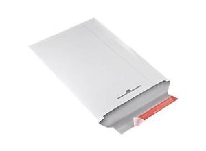 4033657120704 - Versandtasche ® Rigid 310 x 445 x -30 mm (b x h x t) ohne Fenster mit Selbstklebung Vollpappe ohne Fadenverstärkung weiß - Colompac