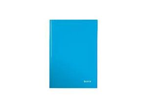 4002432399574 - Notizbuch WOW 4627-10-36 blau metallic A5 liniert 90g 80 Blatt 160 Seiten 4002432399574 Leitz
