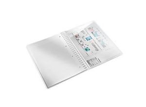 4002432107674 - Collegeblock 4638-00-23 WOW Muster kariert   kariert Rand beidseitig A4 80g rosa 80 Blatt 4002432107674 Leitz