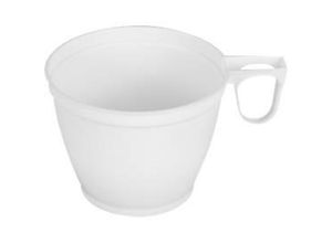 4002911122150 - Kaffeetassen PS Einweg 018 Liter = 180 ml Ø 78 cm Höhe 6 cm 1 Packung = 60 Stück Farbe weiß