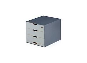 4005546978161 - DURABLE Coffee Point Box Schubladenbox Platzsparende Aufbewahrungsbox zur Platzierung direkt neben Kaffeemaschinen Maße 280 x 292 x 356 mm anthrazit