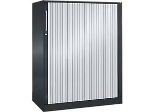 4060061312968 - Rollladenschrank ASISTO Höhe 1292 mm Breite 1000 mm schwarzgrau weißaluminium C+P