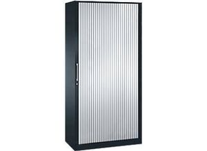 4051803864159 - Rollladenschrank ASISTO Höhe 1980 mm Breite 1000 mm schwarzgrau weißaluminium C+P